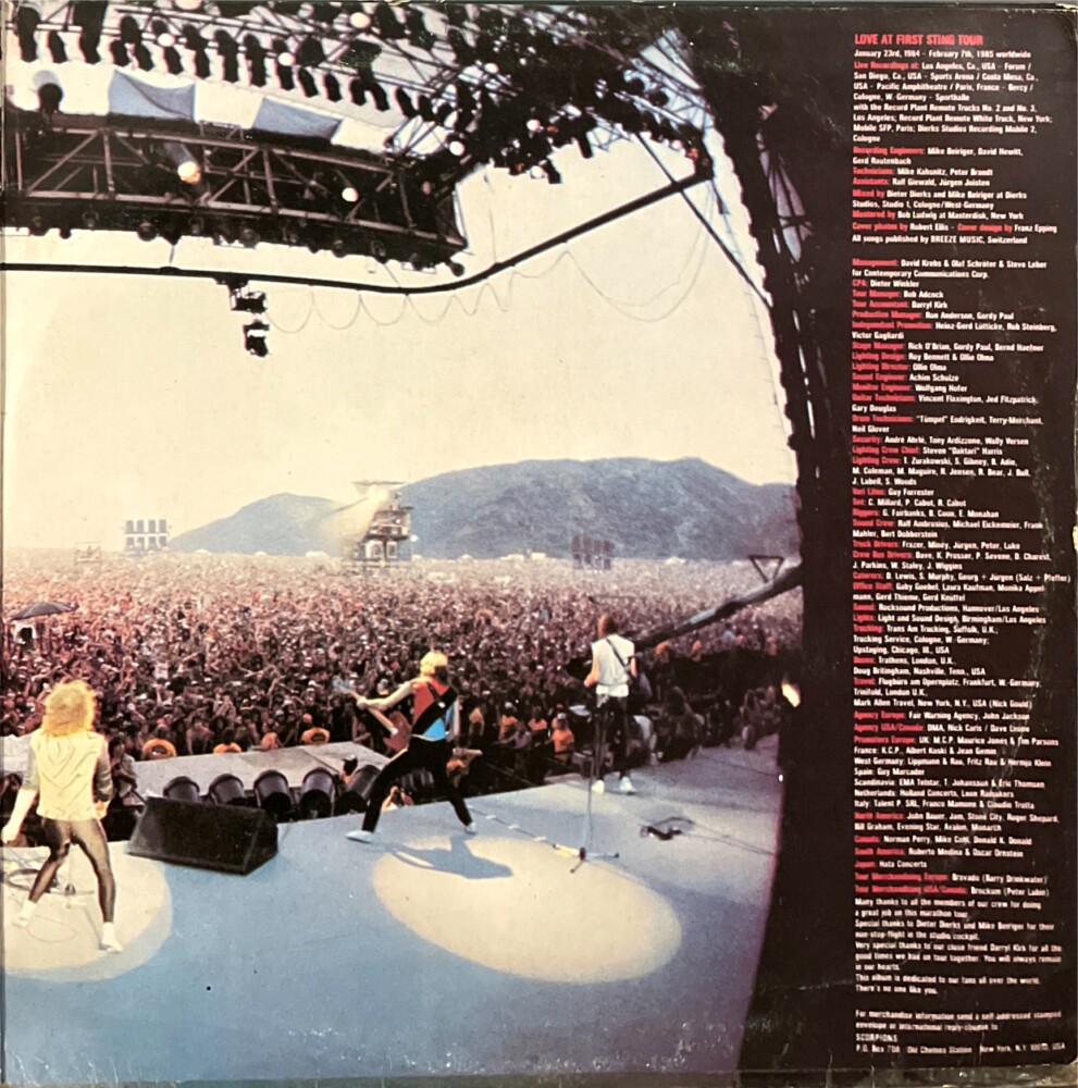 Scorpions - World Wide Live (duplo)(1985) - Estilhaços Discos