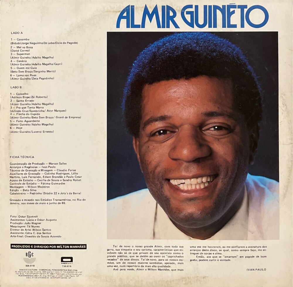 Almir Guinéto - Almir Guinéto (1986) - Estilhaços Discos