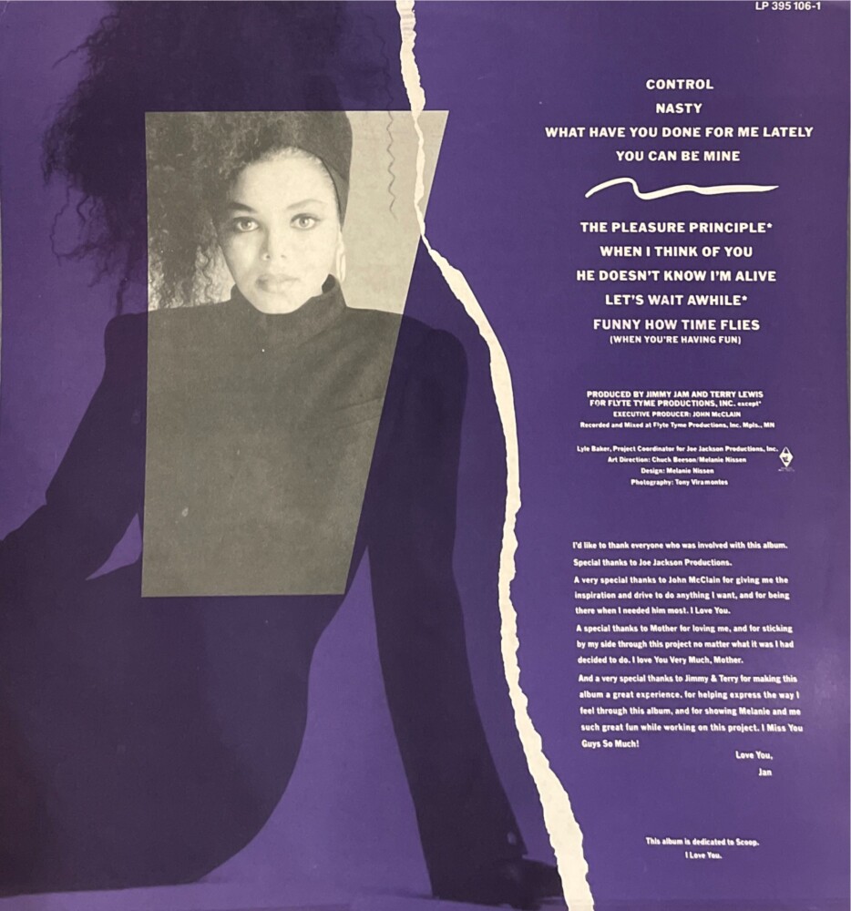 Janet Jackson - Control (1986) - Estilhaços Discos